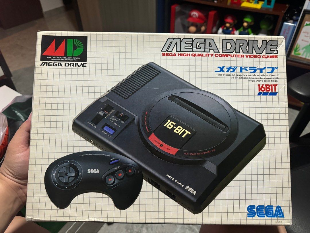 Sega Mega Drive console full set, Video Gaming, Video Game Consoles ...