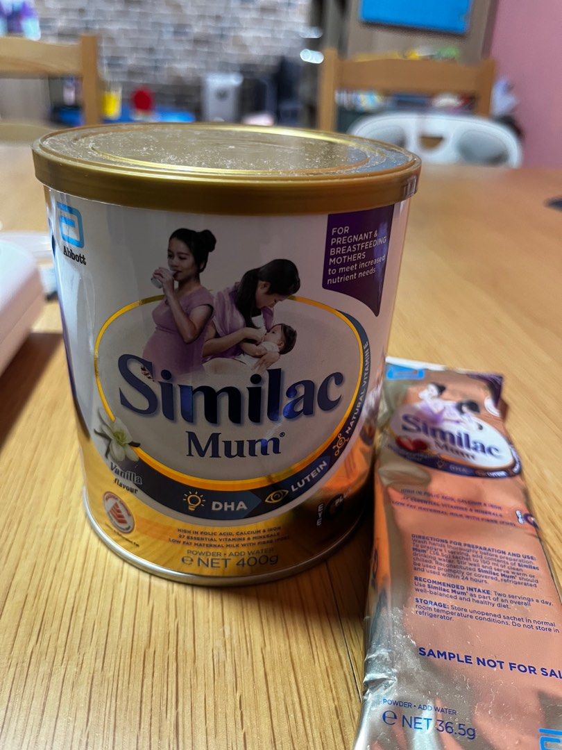 Similac Mum 400g vanilla flavour, Babies & Kids, Maternity Care on ...