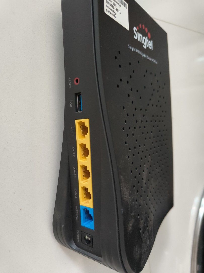 Singtel router, Computers & Tech, Parts & Accessories, Networking on ...