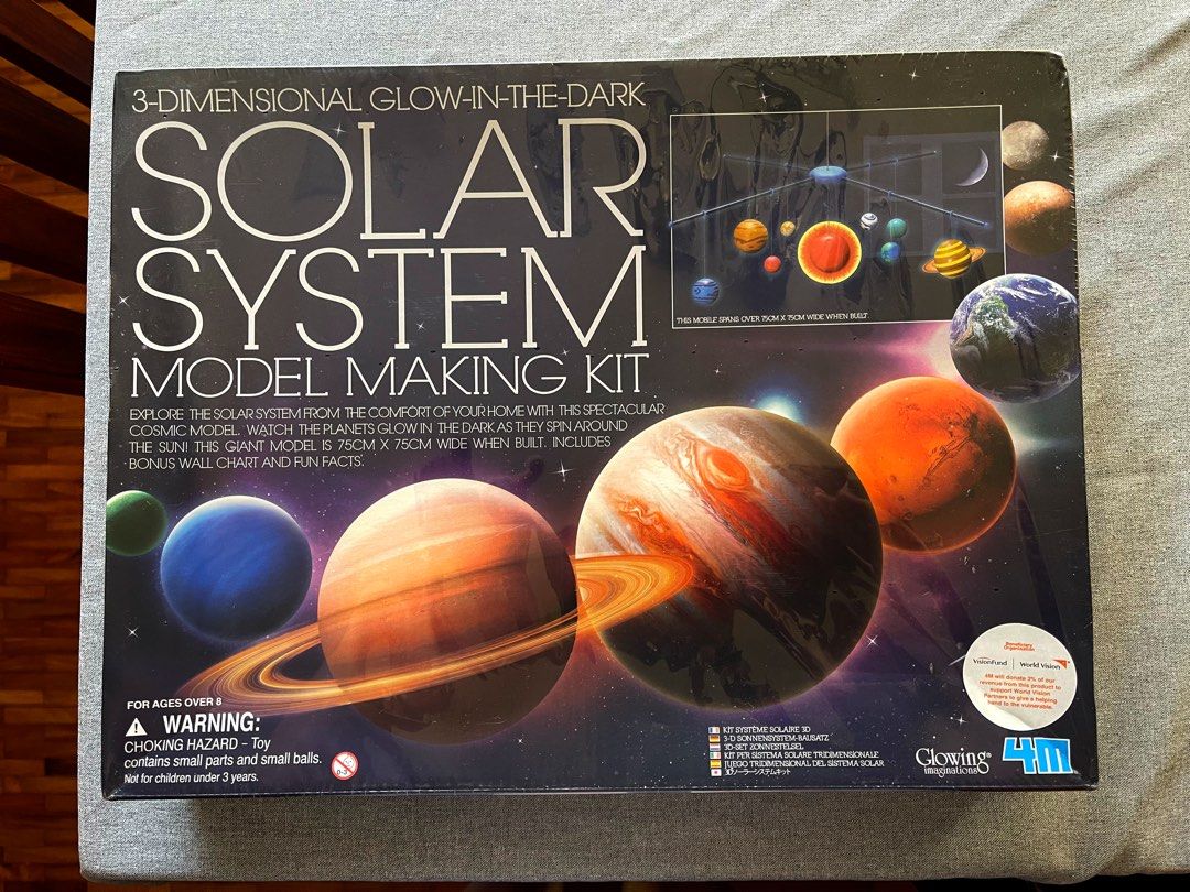 Solar System Model Making Kit, Hobbies & Toys, Toys & Games on Carousell