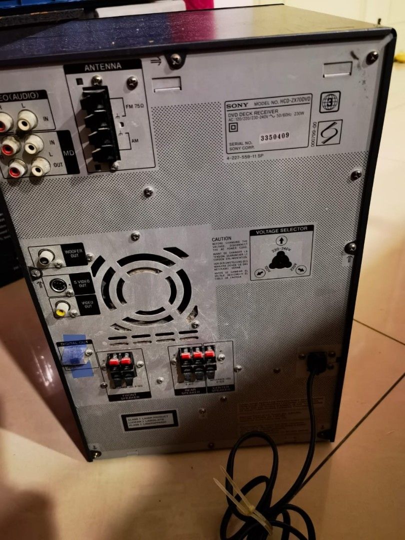 SONY HiFi mhc-zx70dvd, Audio, Soundbars, Speakers & Amplifiers on Carousell