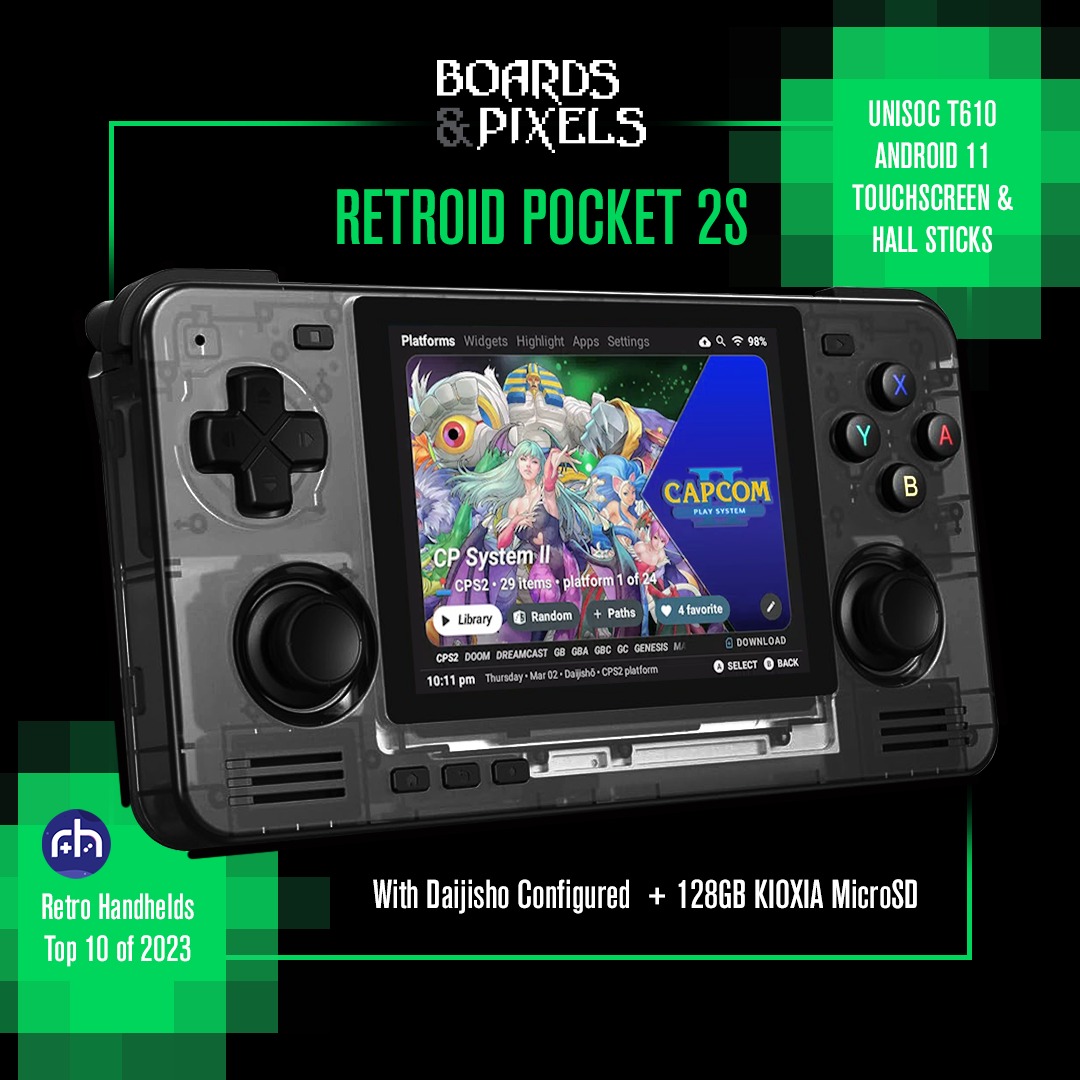 (Special Bundle) Retroid Pocket 2S Android Handheld Console with ...