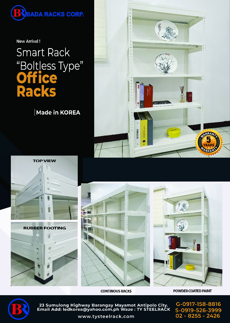 Steel rack smart racks boltless type korean shelving heavy duty commercial racks made in korea ...