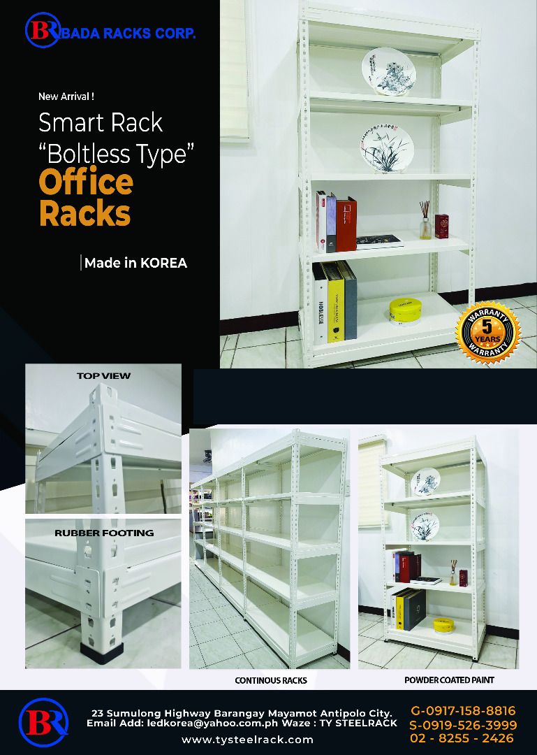 Steel rack smart racks boltless type korean shelving heavy duty ...