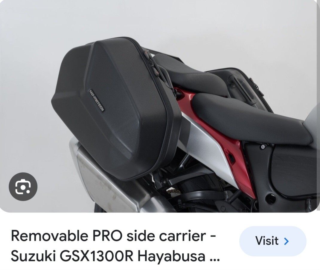 SW Motech side panniers plus box for Hayabusa Gen 3, Motorcycles ...