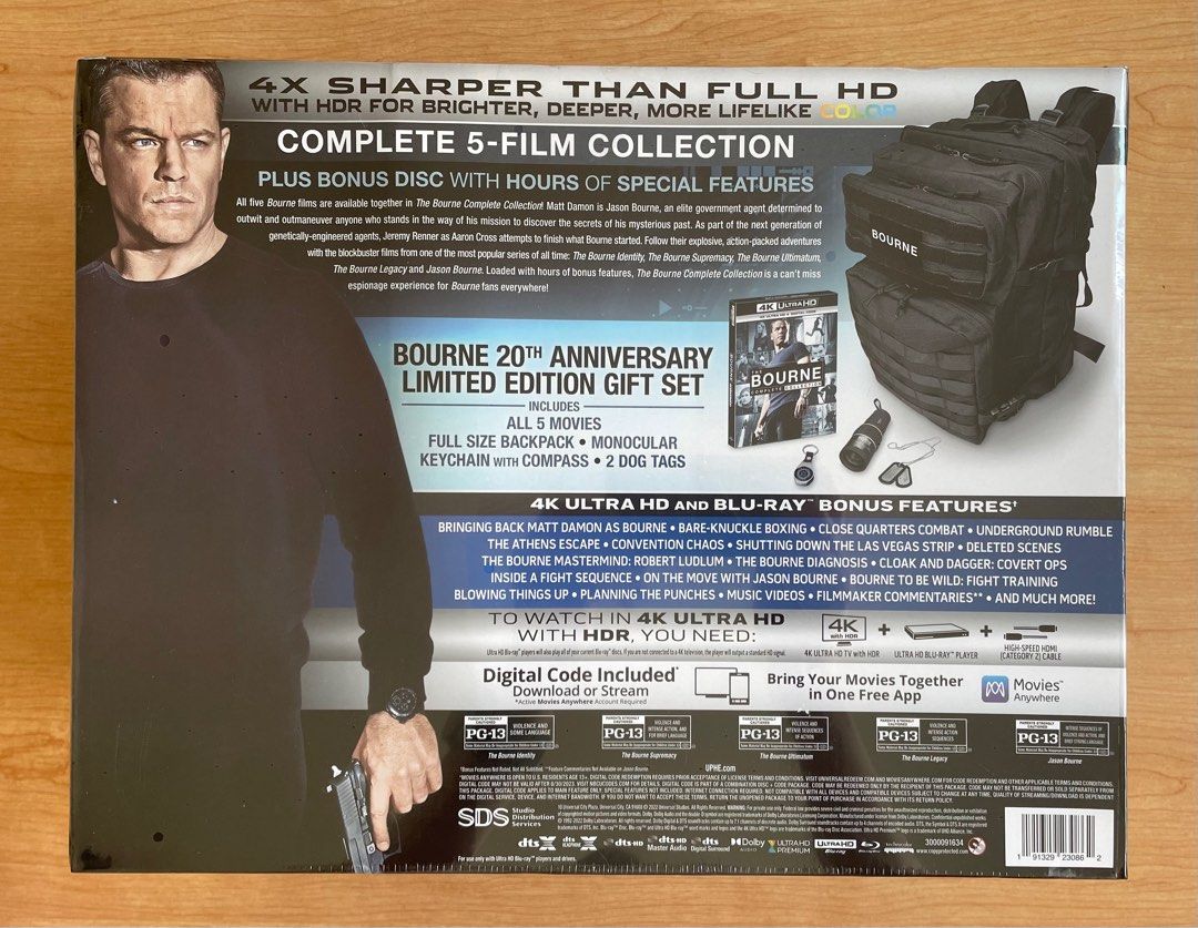 The Bourne Complete Collection - 20th Anniversary Limited Edition (4K Ultra HD + Digital ...