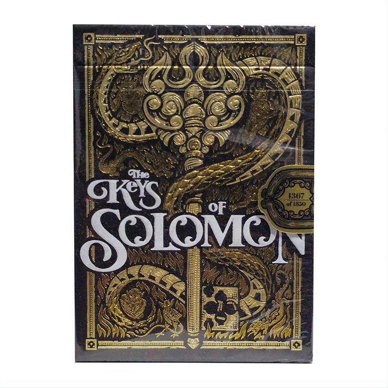 The Keys of Solomon (Golden Grimoire) by Riffle Shuffle : Playing Cards ...