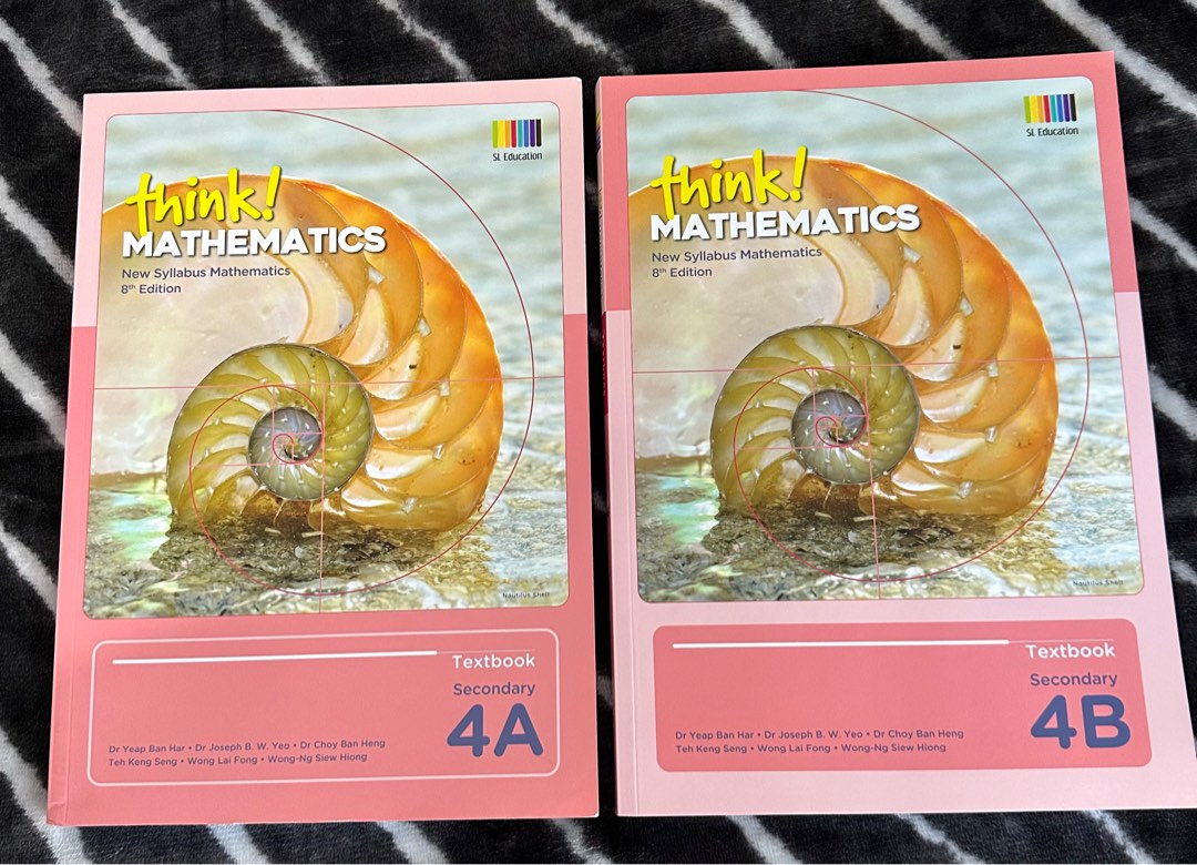 Think Mathematics - Secondary 4A & 4B Textbook, Hobbies & Toys, Books ...