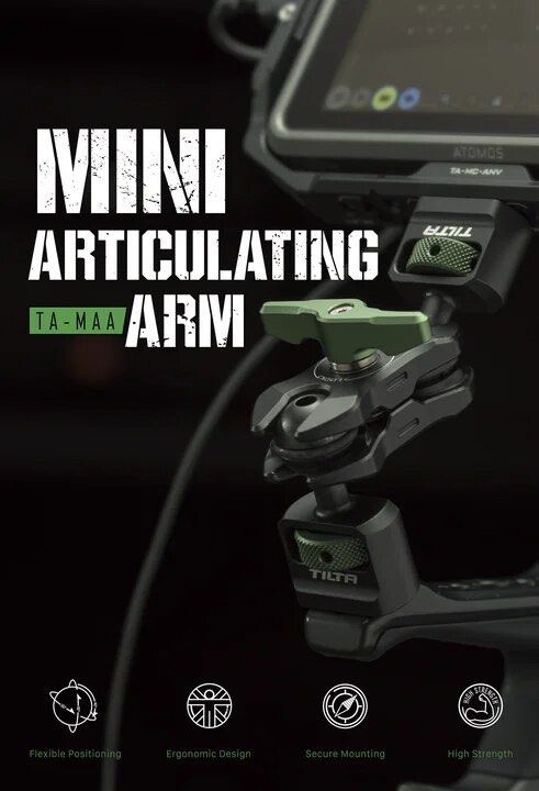 TILTA TA-MAA Mini Articulating Arm Universal Magic Hand Ball Head Fixed Bracket Pea Pods ...