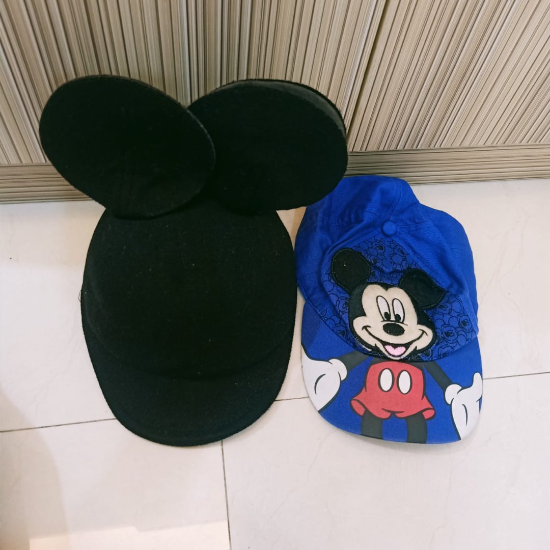 Topi mickey mouse/topi mickey/topi miki/topi anak mickey, Bayi & Anak ...