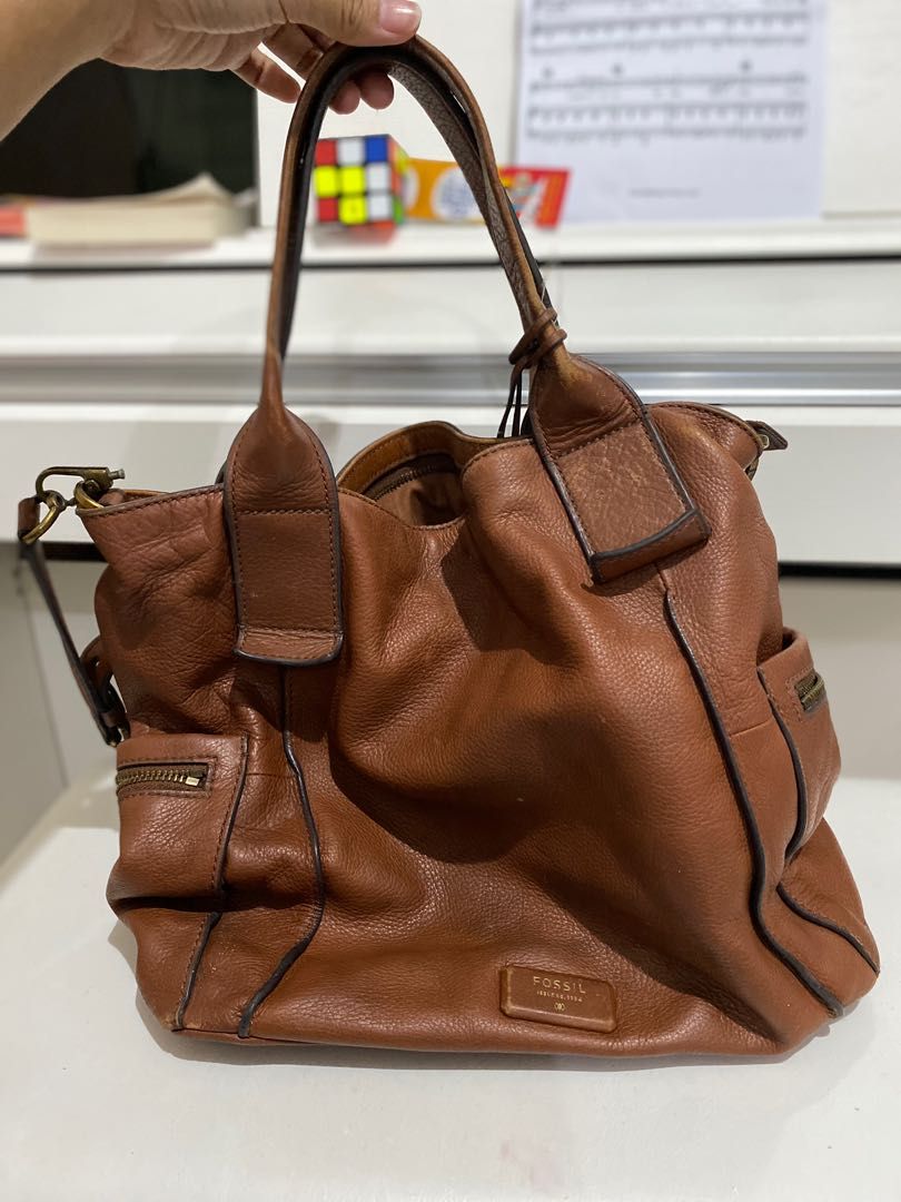 Tote fossil emerson, Barang Mewah, Tas & Dompet di Carousell