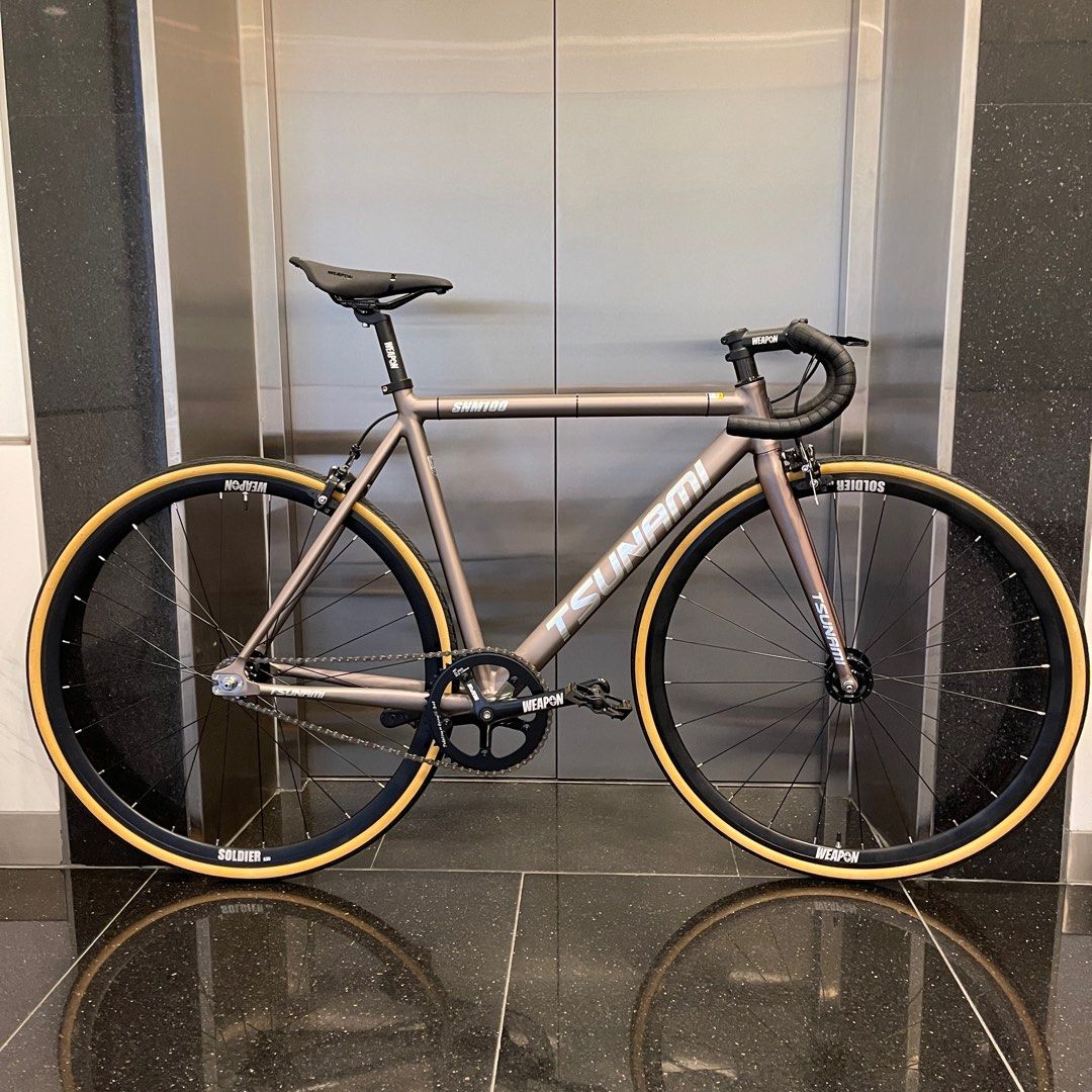 Tsunami fixie bike/frame set $330/complete bike $659/brand new bike ...