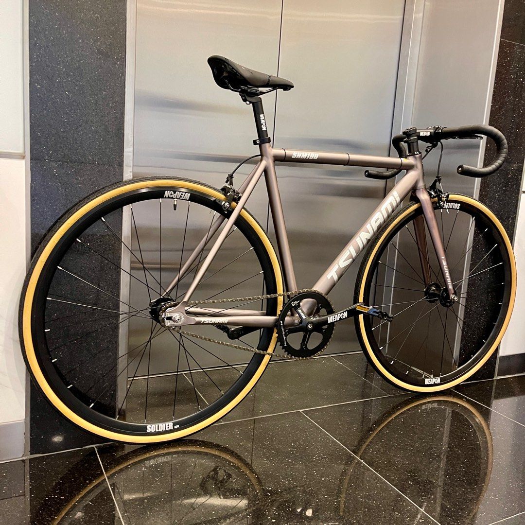 Tsunami fixie bike/frame set $330/complete bike $659/brand new bike ...