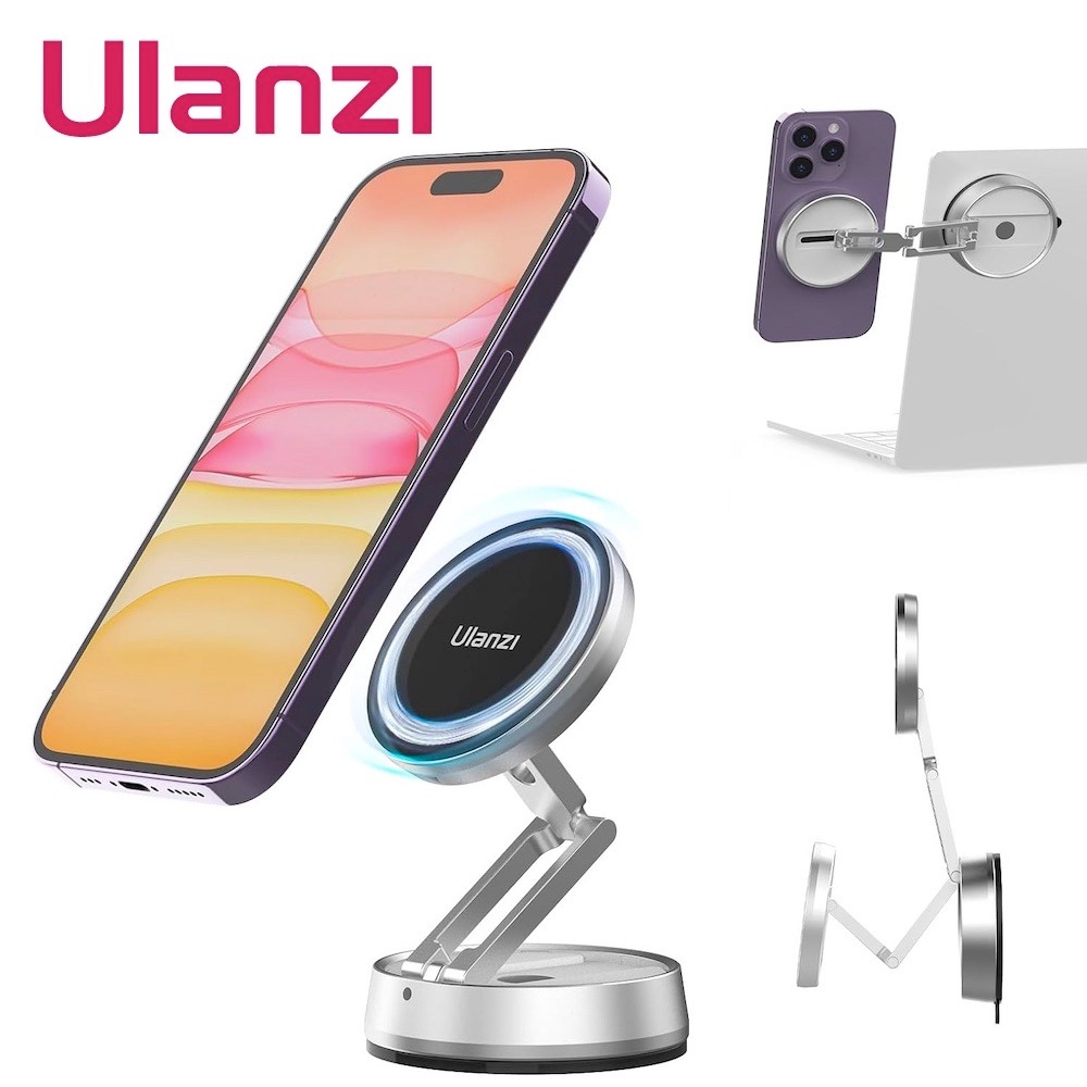Ulanzi TB13 Magnetic Safe Phone Holder Suction Cup Mount for Mobile ...