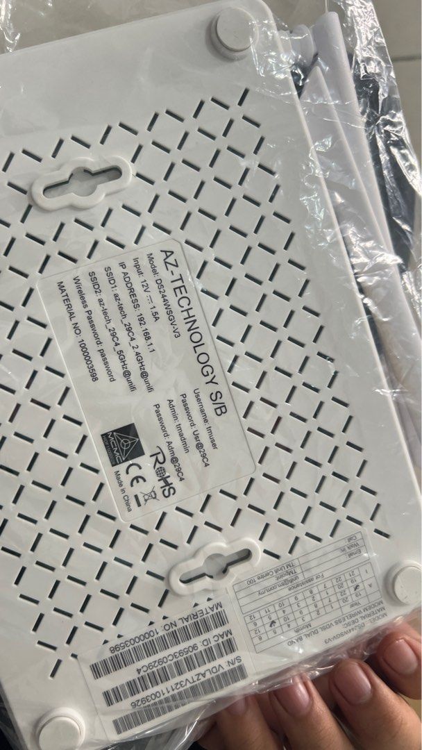 Unifi Modem Router Aztech AC1200 VDSL , Computers & Tech, Parts ...