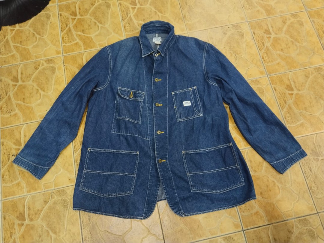 Vintage Edwin Over Work Factory, Men's Fashion, Coats, Jackets and ...