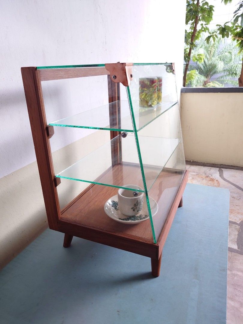 Vintage inspired Glass Cabinet Roti Cabinet Kopitiam Showcase ...