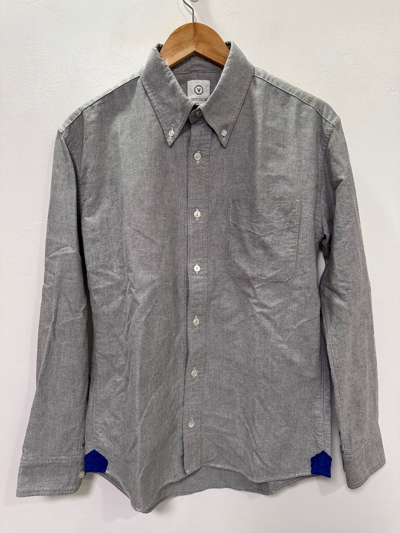 VISVIM | Grey Button Down Shirt, Men's Fashion, Tops & Sets, Formal Shirts on Carousell