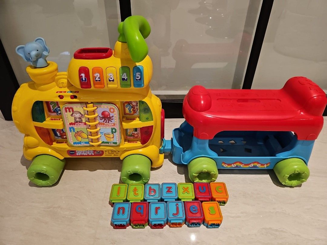Vtech Push & Ride Alphabet Train, Babies & Kids, Infant Playtime on ...