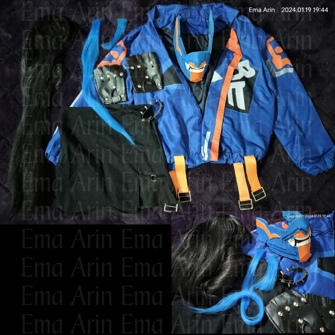 Yoru Valorant cosplay set female version, Women's Fashion, Coats ...