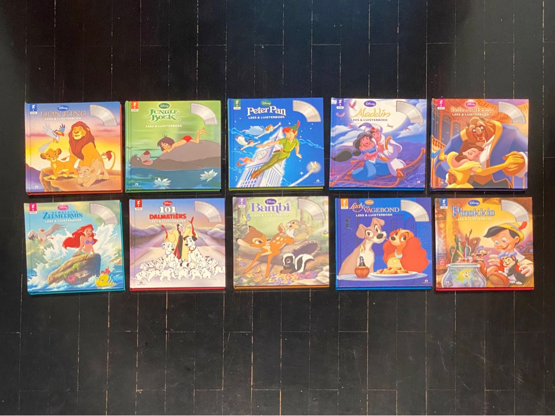 10 x Dutch Disney Books incl 10 CD’s, Hobbies & Toys, Books & Magazines ...