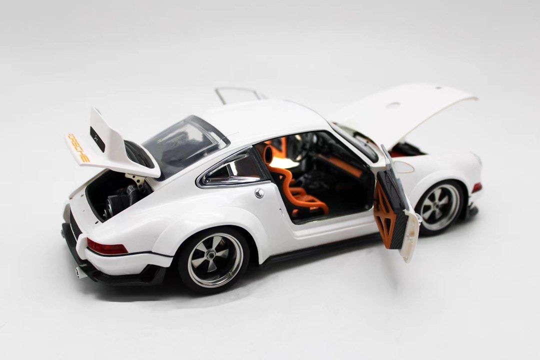 1/18 GL Model Porsche 964 Singer DLS (opening resin) - White, Green ...