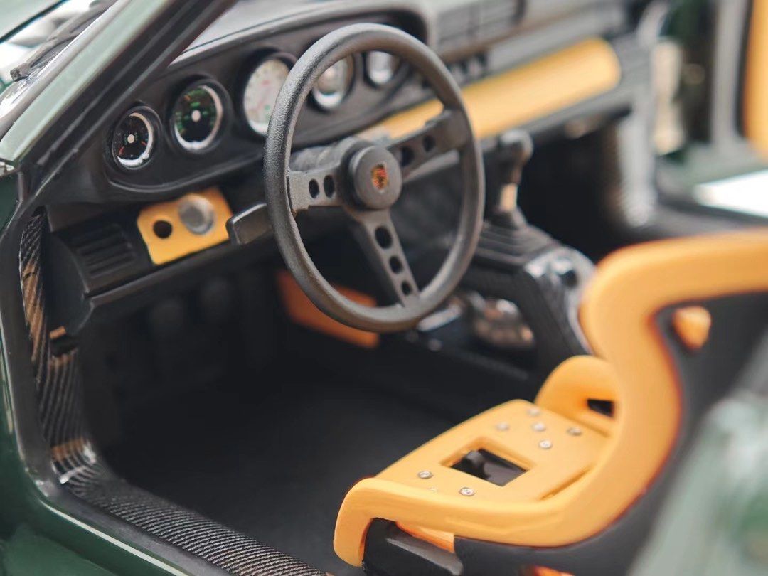 1/18 GL Model Porsche 964 Singer DLS (opening resin) - White, Green ...