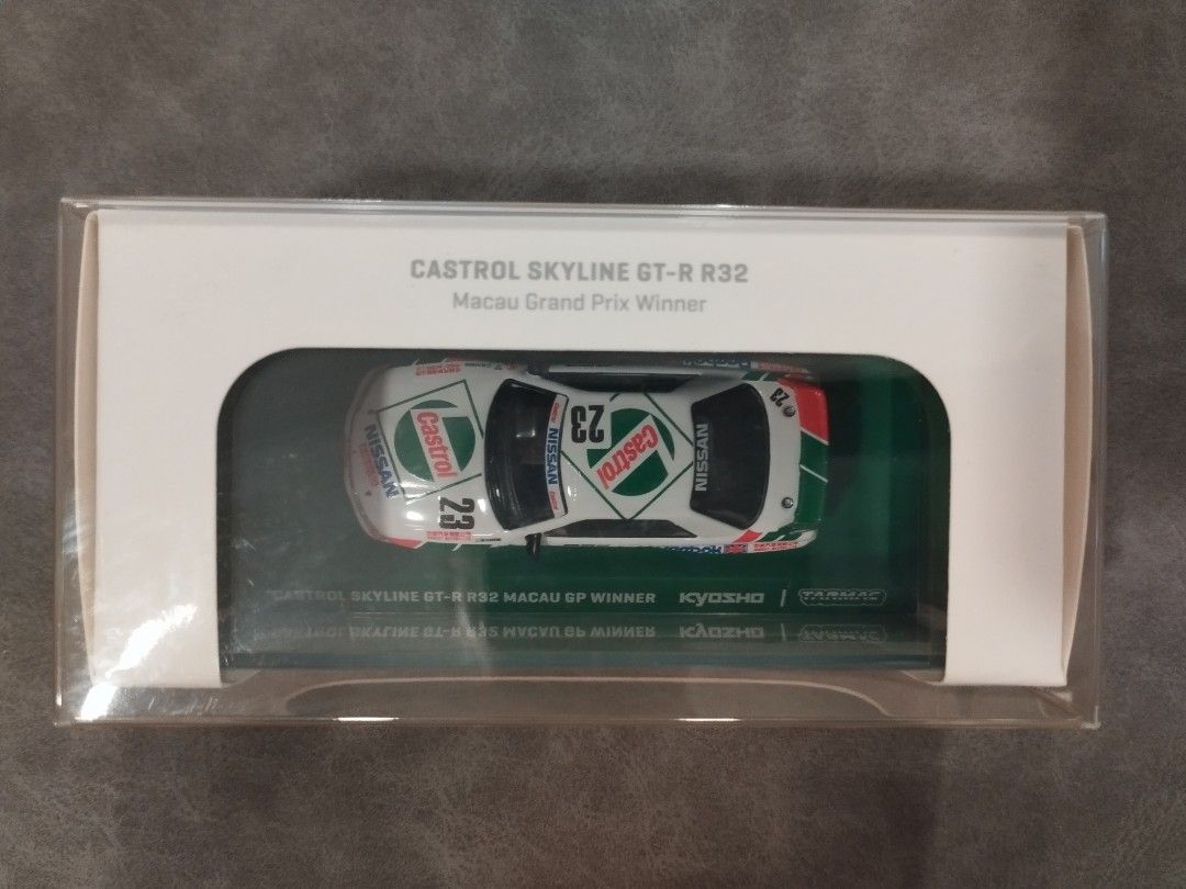 1/64 Tarmac x Kyosho Castrol Skyline GT-R R32 Macau Grand Prix Winner ...