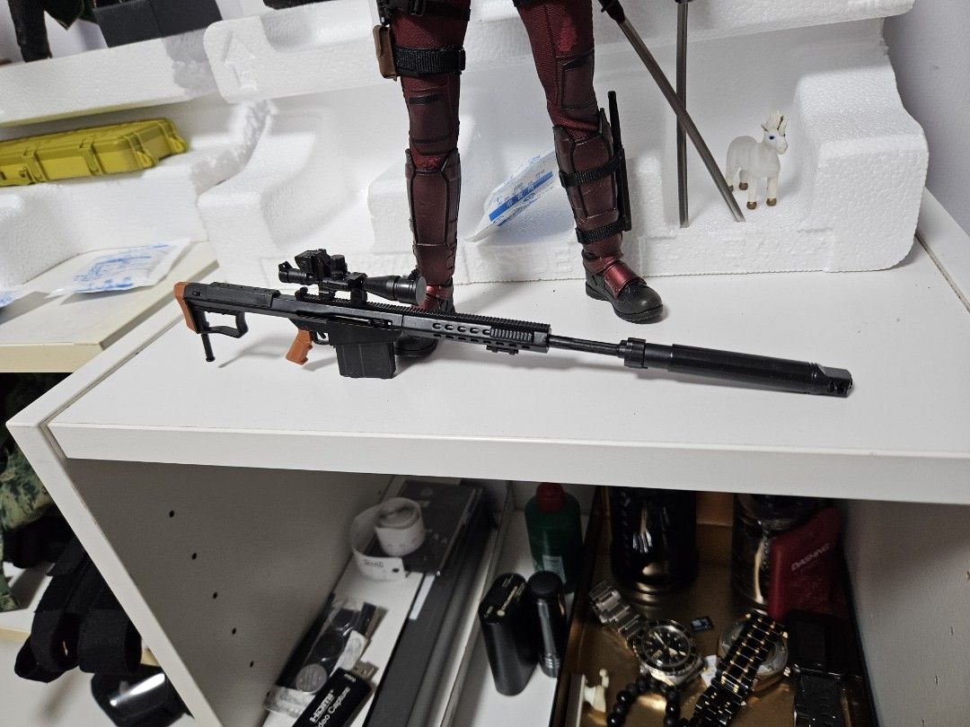 1/6 Sniper Rifle Hot Toys Custom Kit Bash Winter Soldier, Hobbies ...
