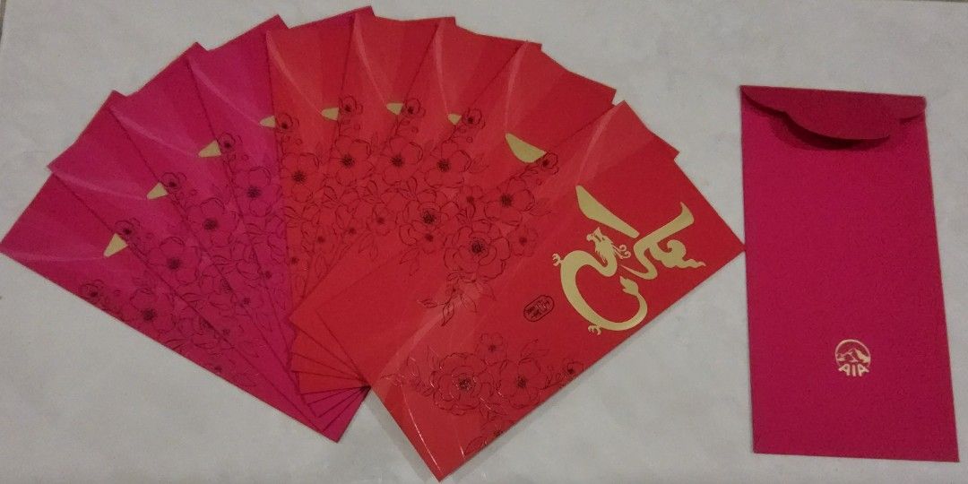 2024 AIA RED PACKETS (3), Hobbies & Toys, Stationery & Craft, Art ...