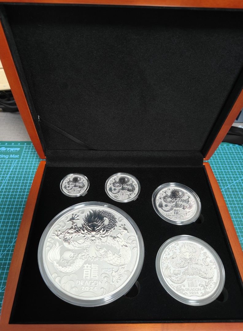 2024 australian lunar silver dragon coin set, Hobbies & Toys ...