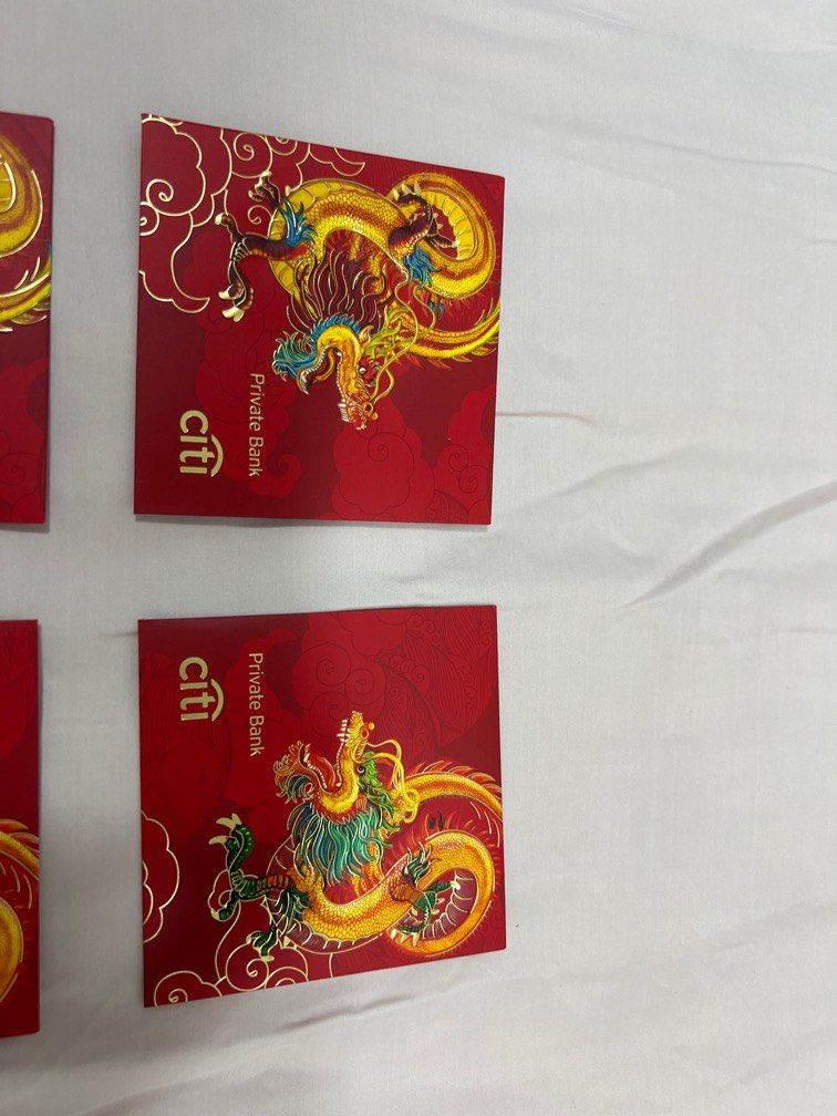 2024 Citi private bank red packets angbao (small version), Hobbies ...