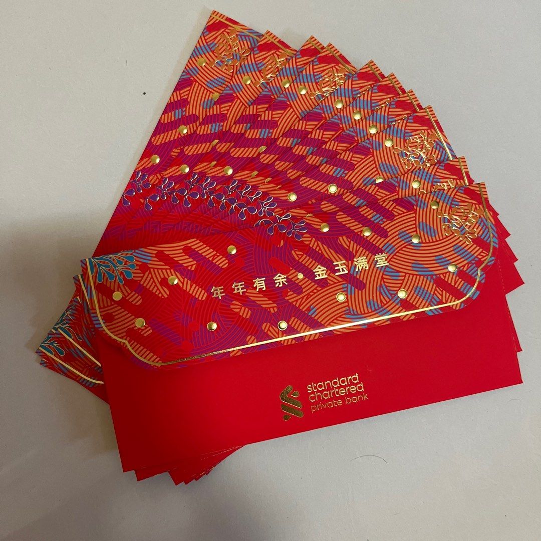 2024 Standard Chartered Bank SCB Private Bank Ang Pow Ang Bao Red ...