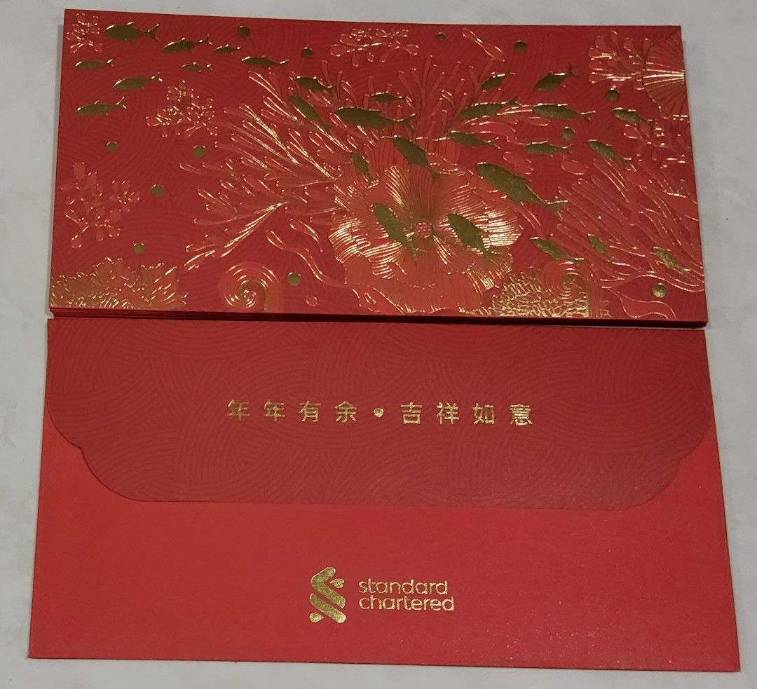 2024 STANDARD CHARTERED RED PACKETS (2), Hobbies & Toys, Stationery ...