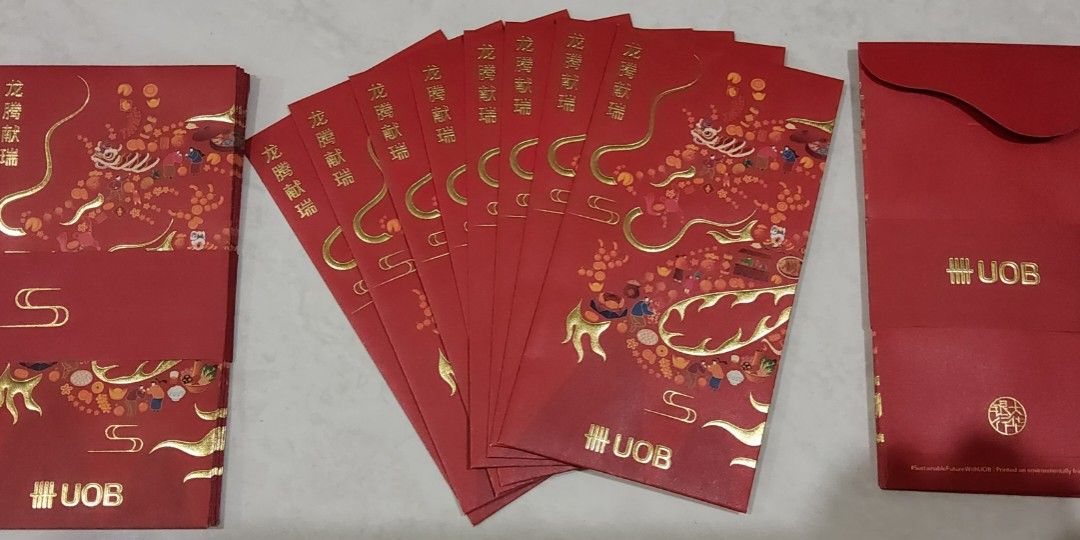 2024 UOB RED PACKETS (3), Hobbies & Toys, Stationery & Craft, Art ...