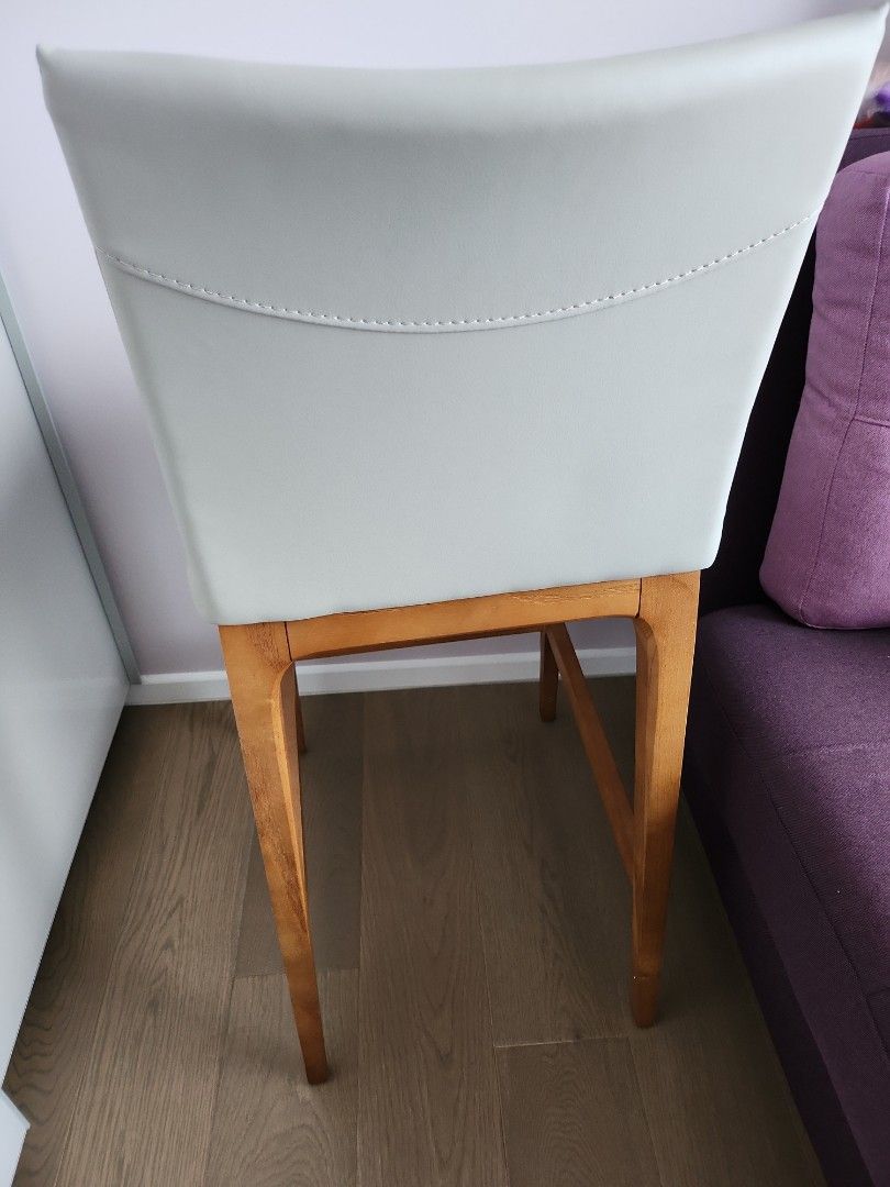 60% off Pristine Condition ~ 2 Light Grey Counter/bar stool from OM ...