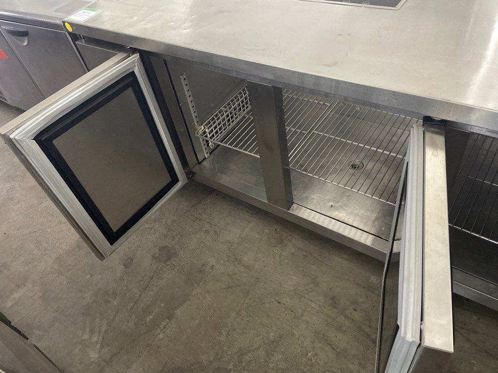 3 door counter chiller w/ open top 1805*755 / open top counter chiller ...