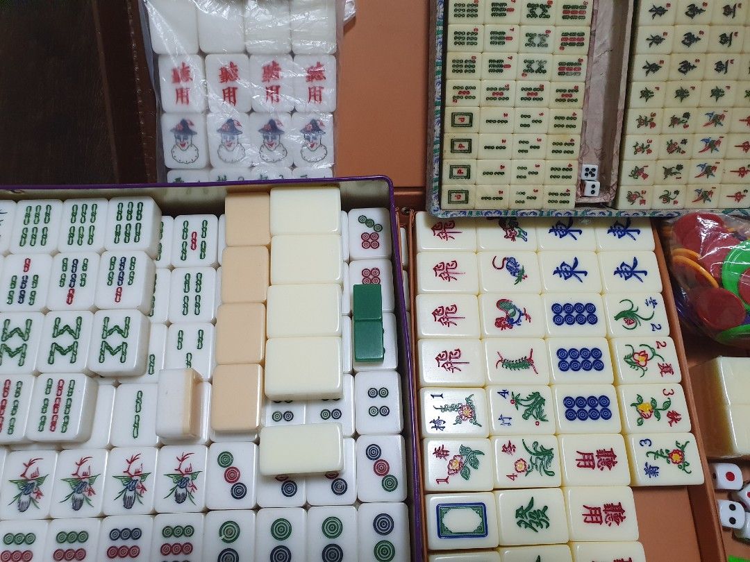 3 Mahjong sets of 3 sizes: A2, A3 & Minis, Hobbies & Toys, Toys & Games ...
