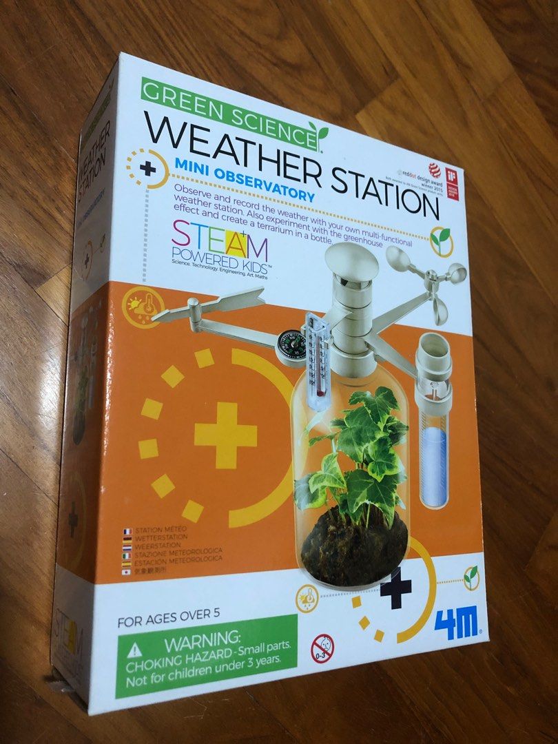 4M Green Science - Weather Station, Hobbies & Toys, Toys & Games on ...