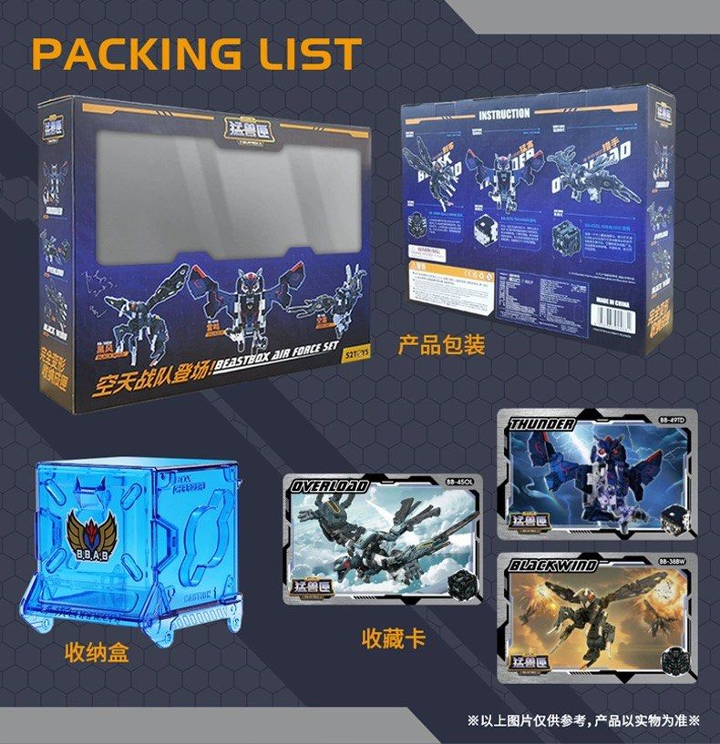 52toys Beastbox Air Force set, Hobbies & Toys, Toys & Games on Carousell