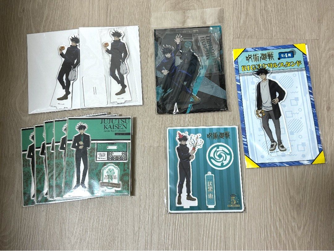 ($5 each CLEARANCE, part 1) official jjk acrylic stands jujutsu kaisen ...