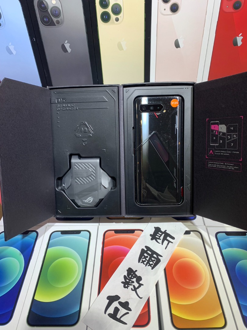【頂規版本大降價】附風扇 ASUS ROG Phone5s Pro 18G 512G 6吋 華碩 現貨 可面交 實體店#2976, 手機及配件 ...