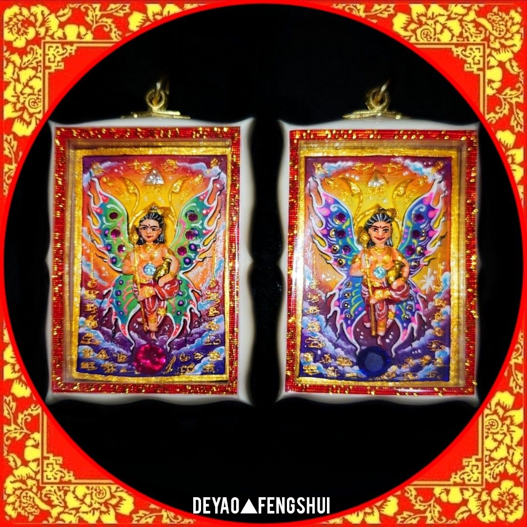 Baby Butterfly Thep Baksa Salika Kruba Krissana Thai Amulet Blessed Pendant , Hobbies & Toys ...