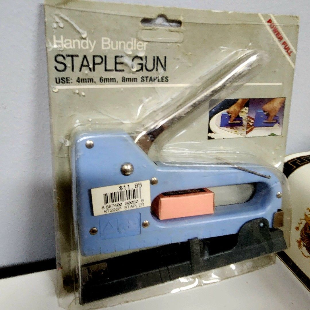 ️ BNIB Metal Plier Stapler, 4mm, 6mm, 8mm METAL GUN STAPLER Brand New ...