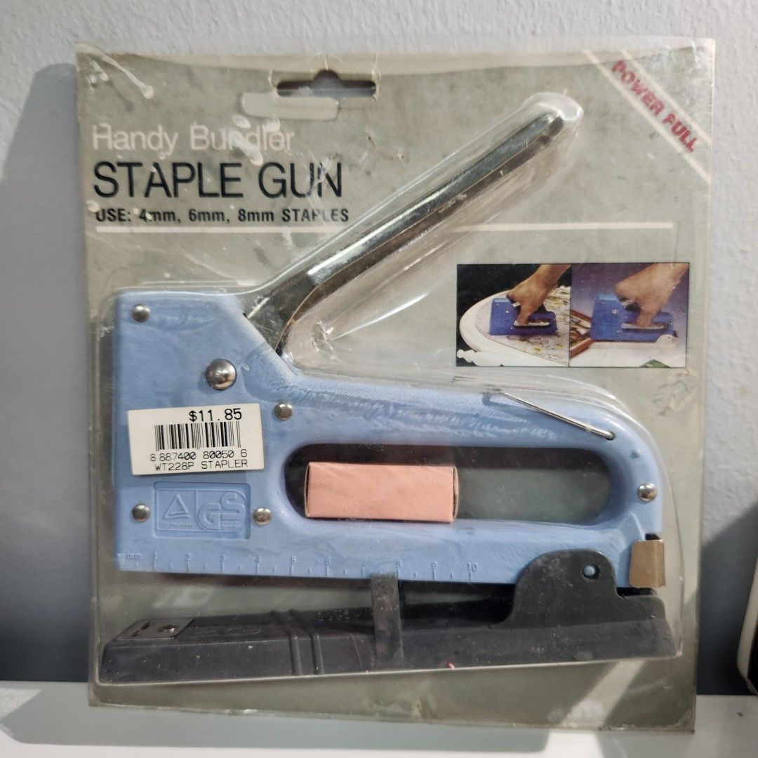 ️ BNIB Metal Plier Stapler, 4mm, 6mm, 8mm METAL GUN STAPLER Brand New ...