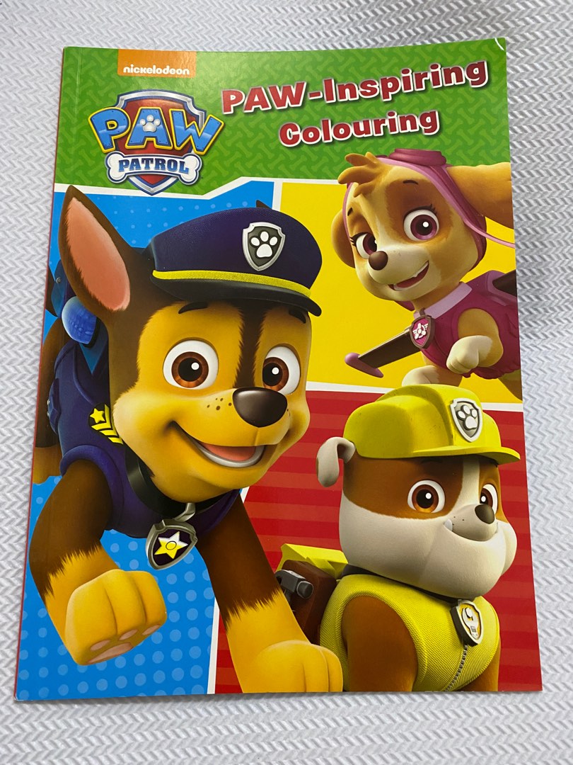 全新 Paw patrol Color book, 興趣及遊戲, 玩具 & 遊戲類 - Carousell