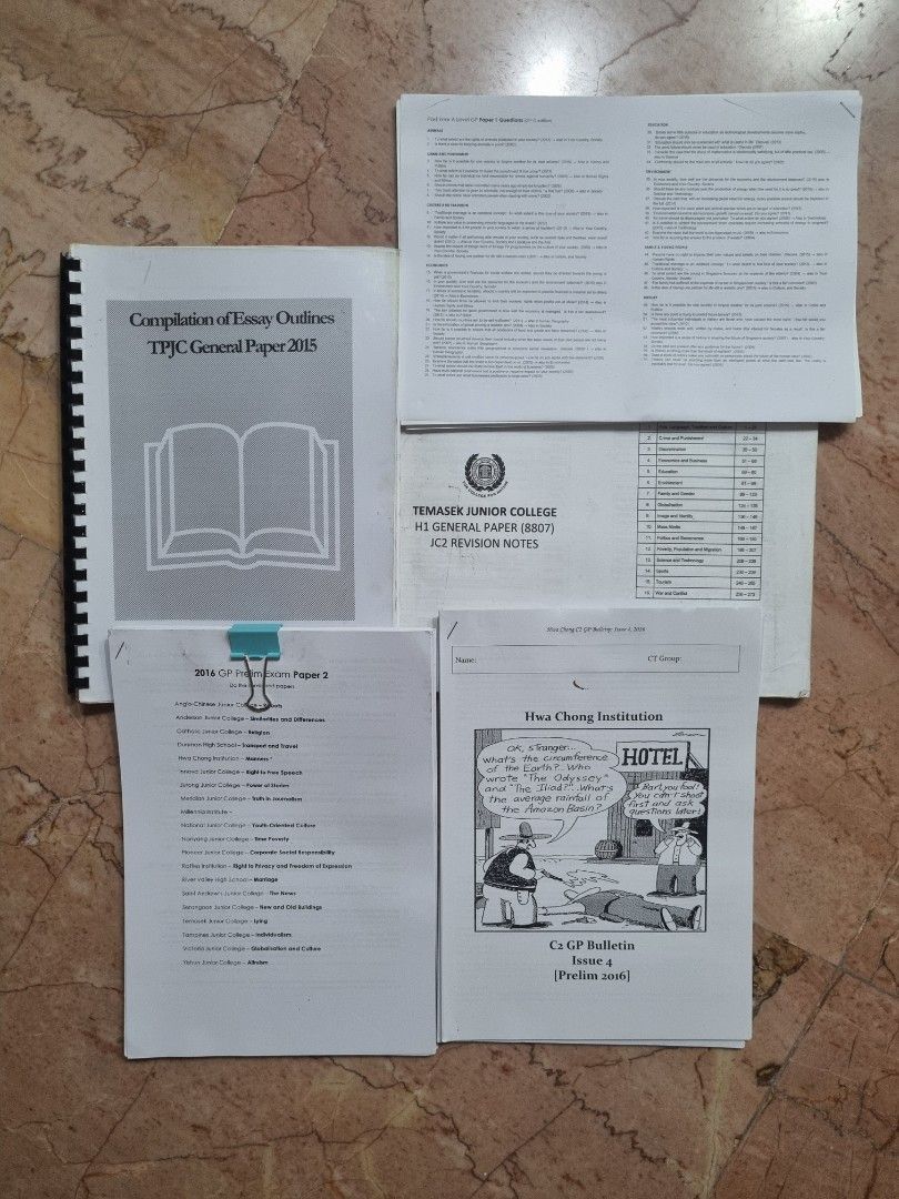 A Level General Paper Notes, Hobbies & Toys, Books & Magazines ...