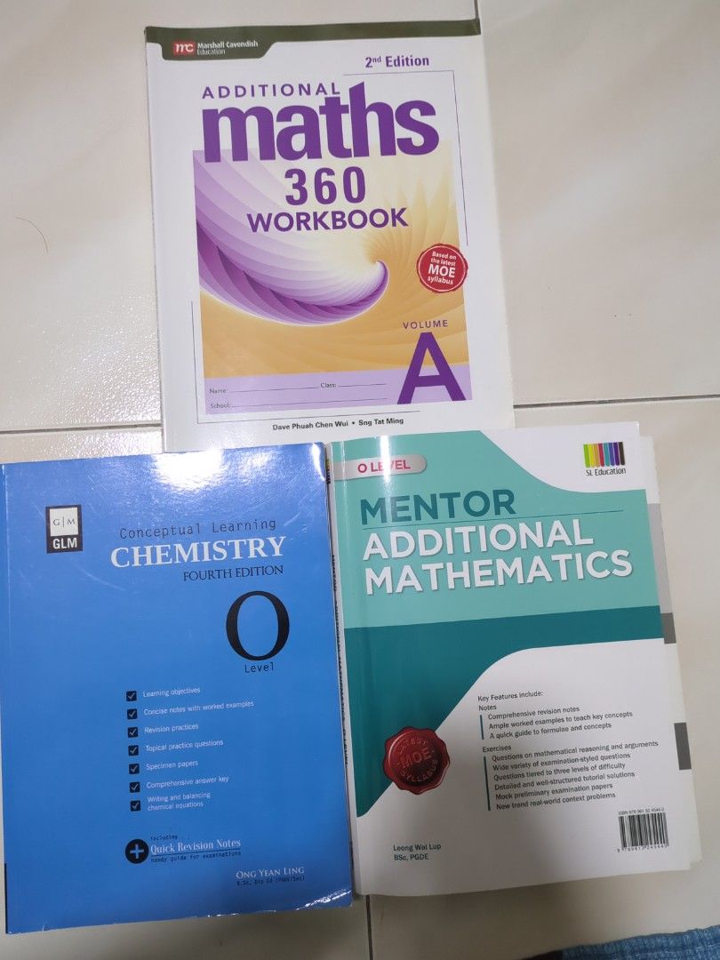A math and chemistry o level assessment books, Hobbies & Toys, Books & Magazines, Assessment ...