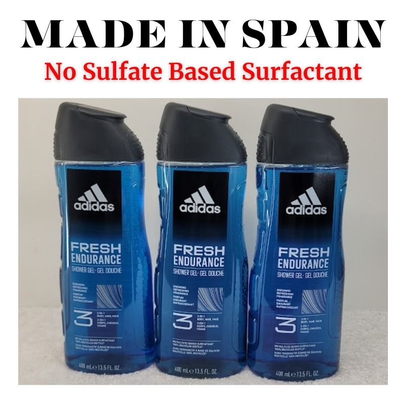 Adidas Exclusive 400ml Body Wash Set x Made In Poland x Expiry Date 01. ...