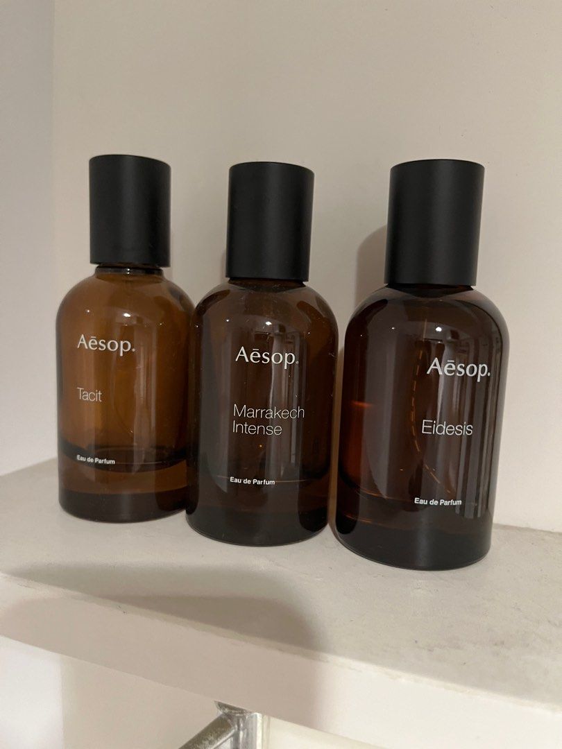 Aesop perfume bottles (Empty), Furniture & Home Living, Home Decor, Other Home Decor on Carousell